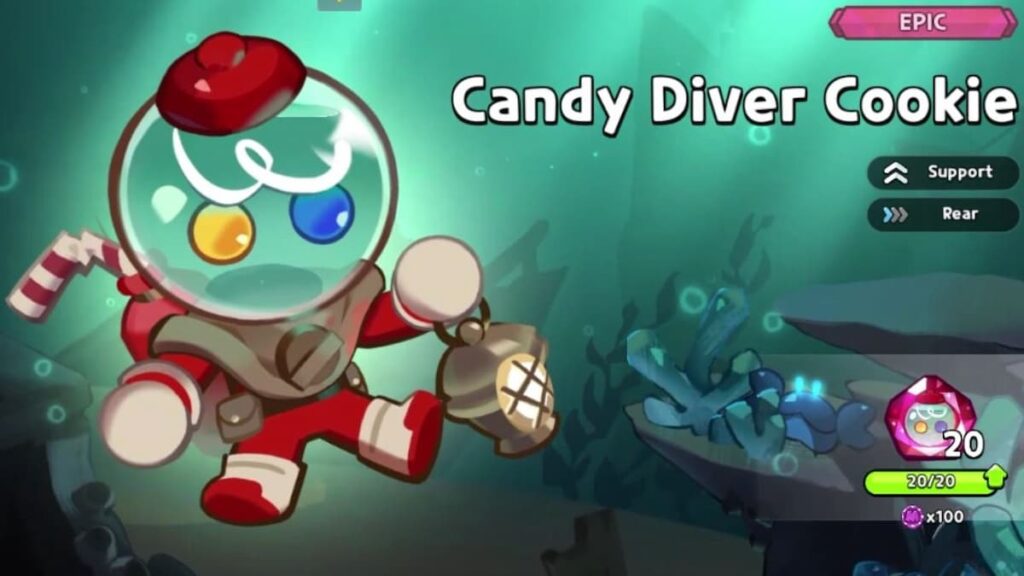 Meilleures garnitures de biscuits Candy Diver construites dans Cookie ...